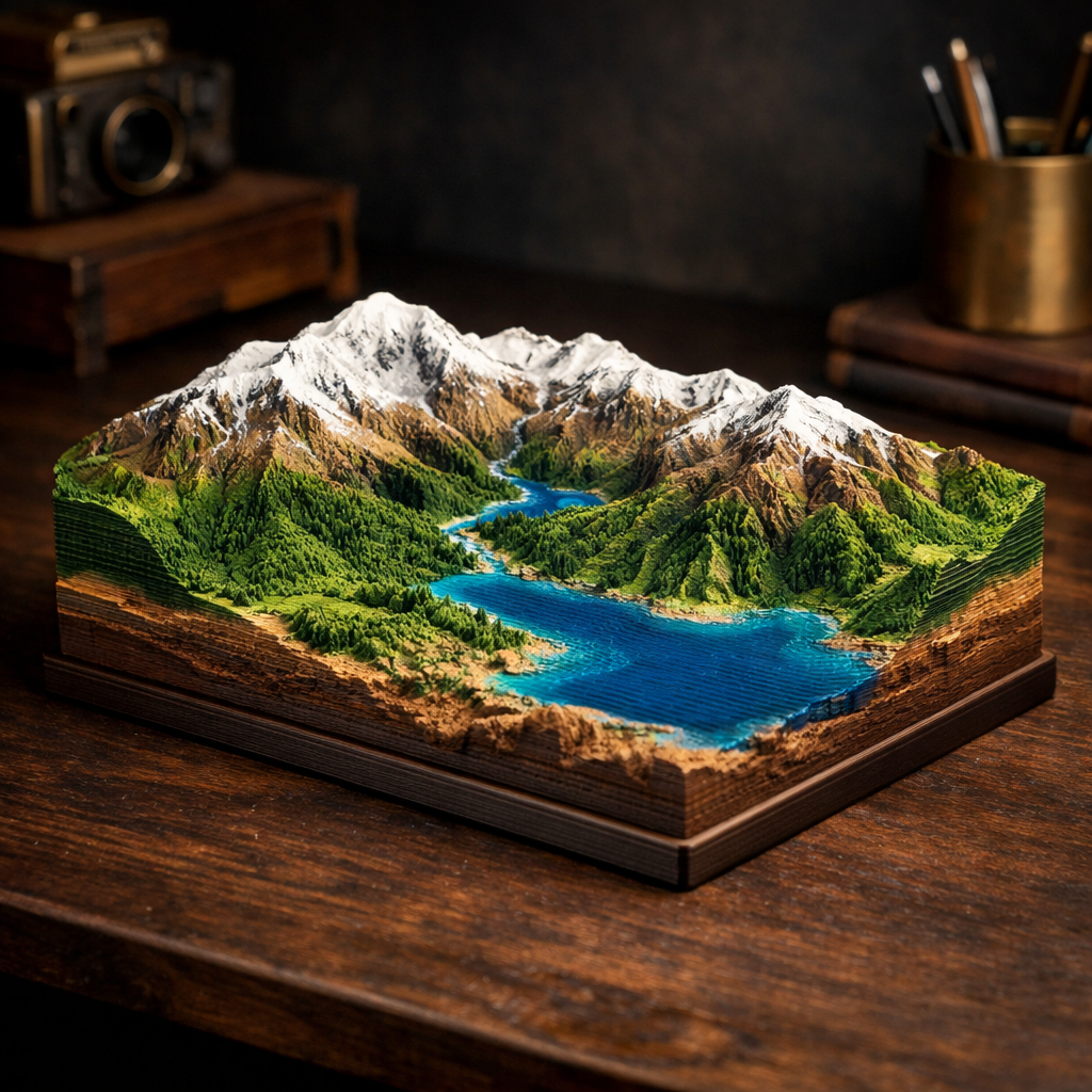 TopoMeshLab - 3D Printable Terrain Generator